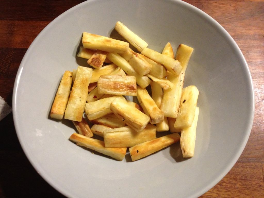 Maniokkisipsit tai -ranskalaiset - Resepti