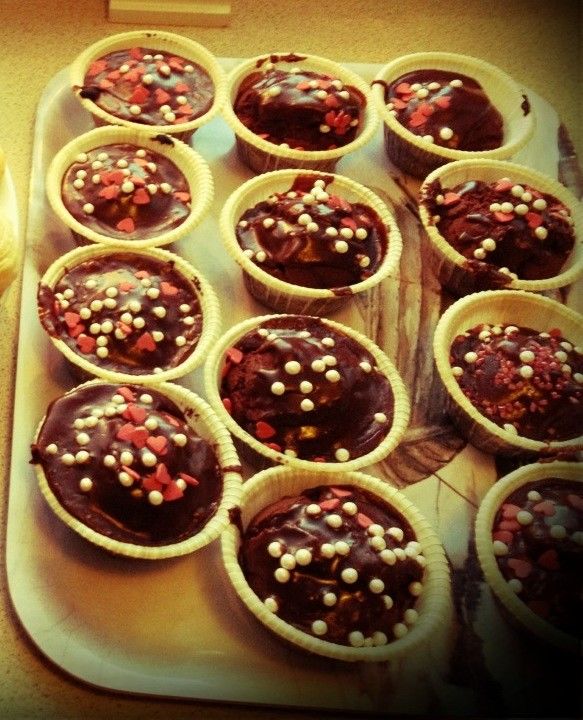 Munattomat suklaamuffinit - Resepti