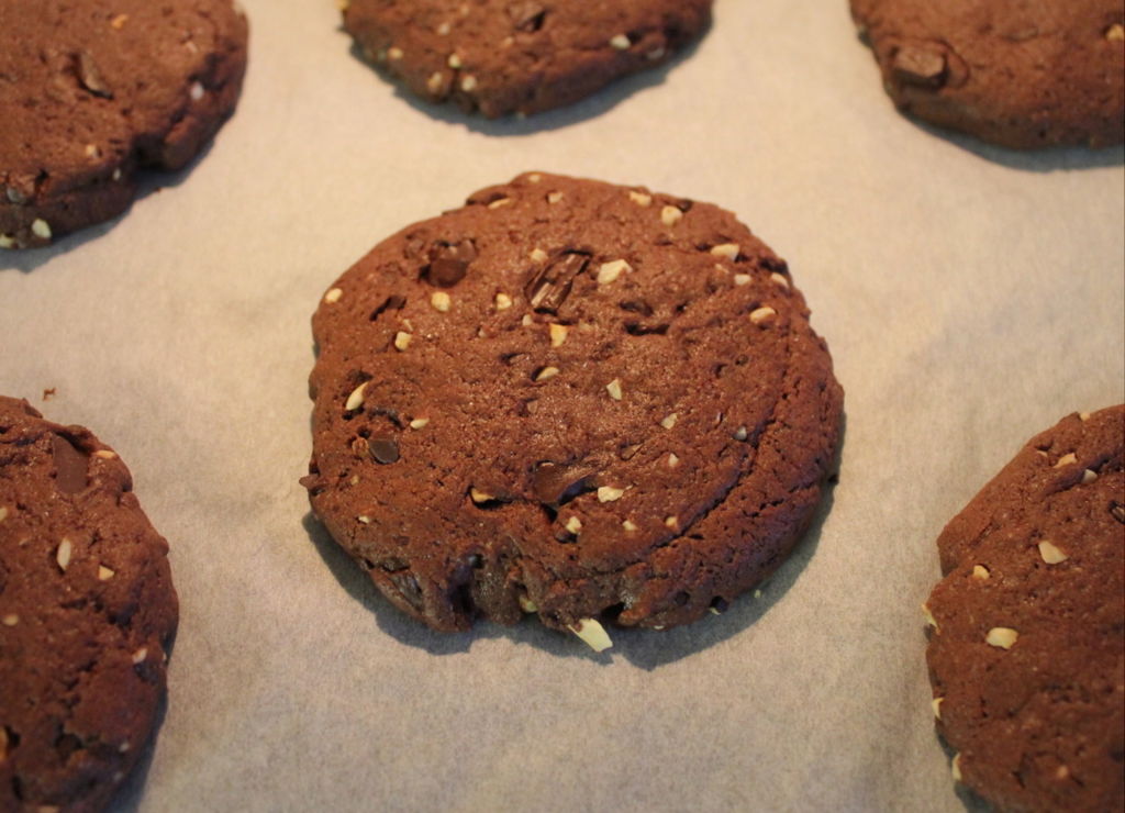 Chocolate hazelnut cookies - Resepti