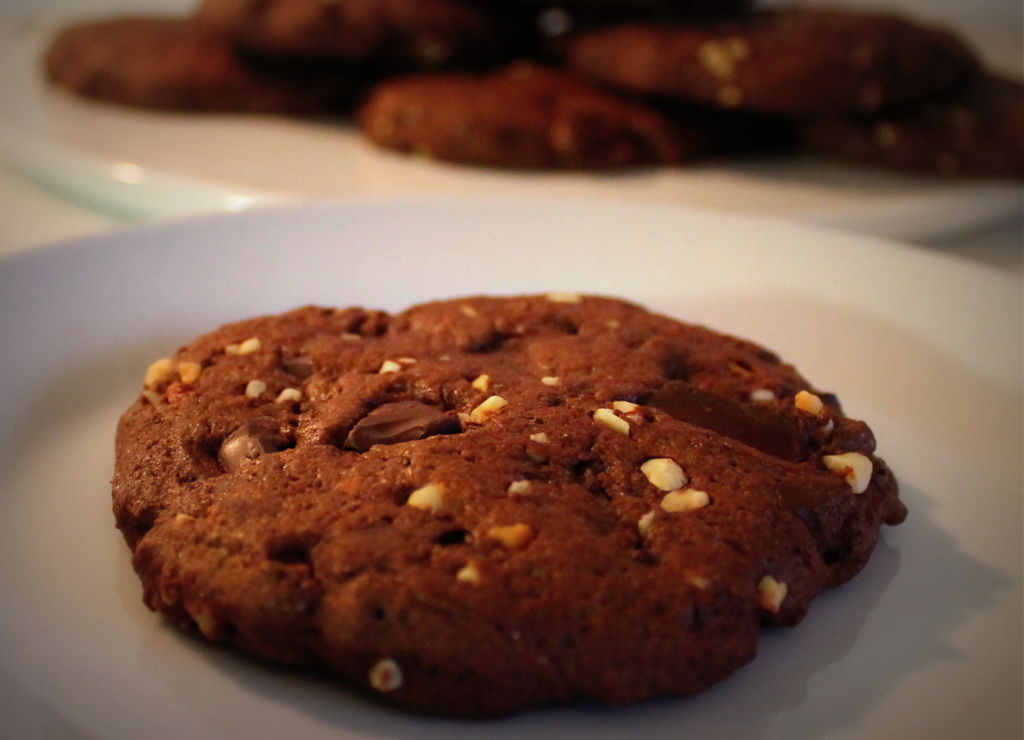 Chocolate hazelnut cookies - Resepti