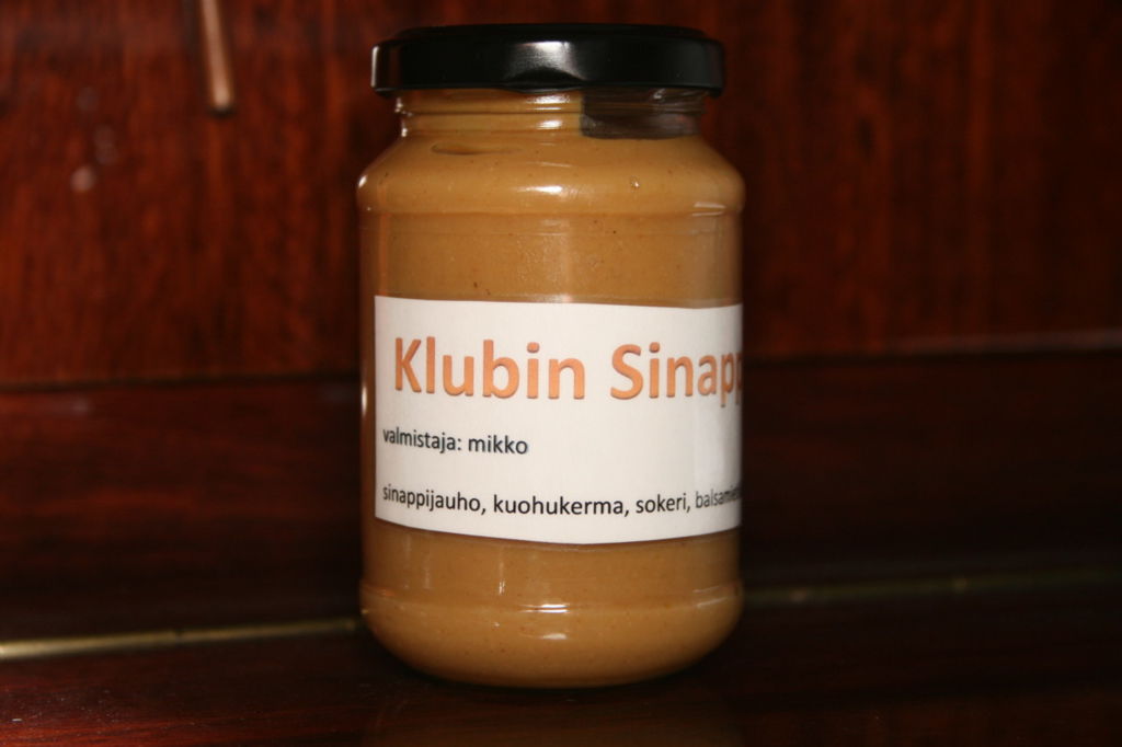 Kuuluisa Klubin sinappi - Resepti