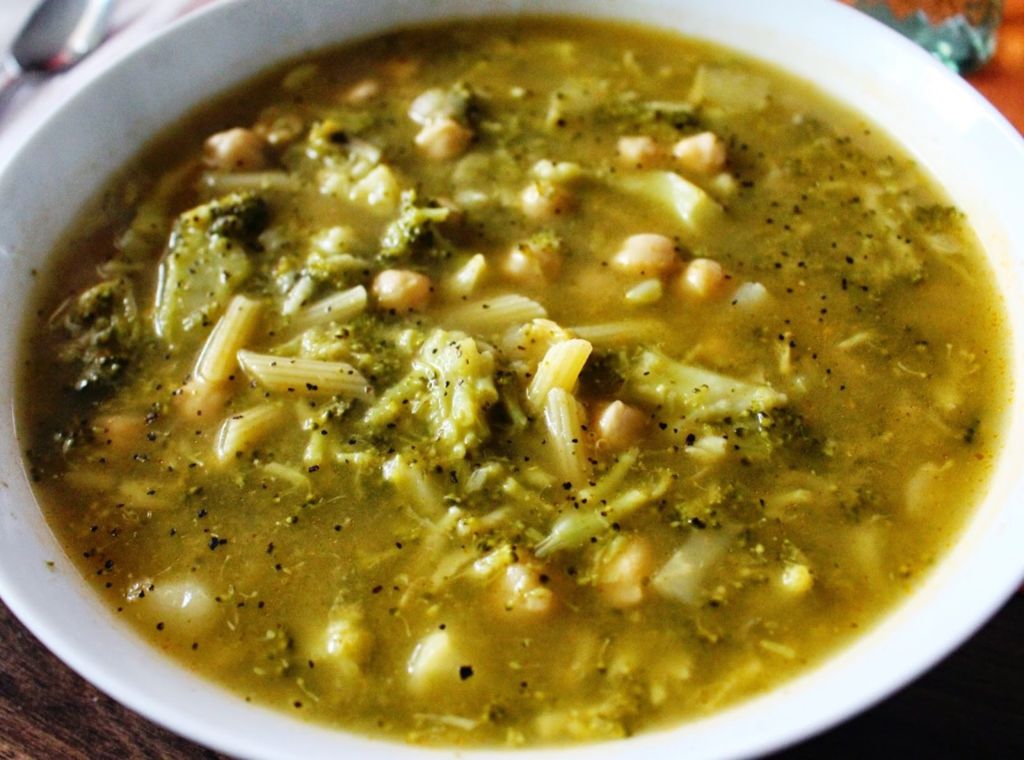 Parsakaali Kikherne tai Ruskeapapu Keitto - Resepti