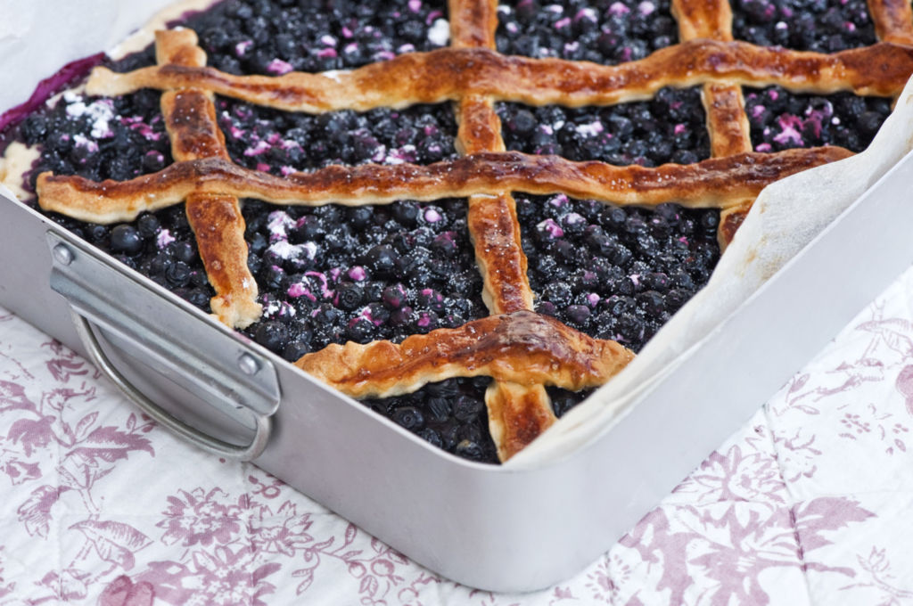 Perinteinen mustikkapiirakka - Resepti