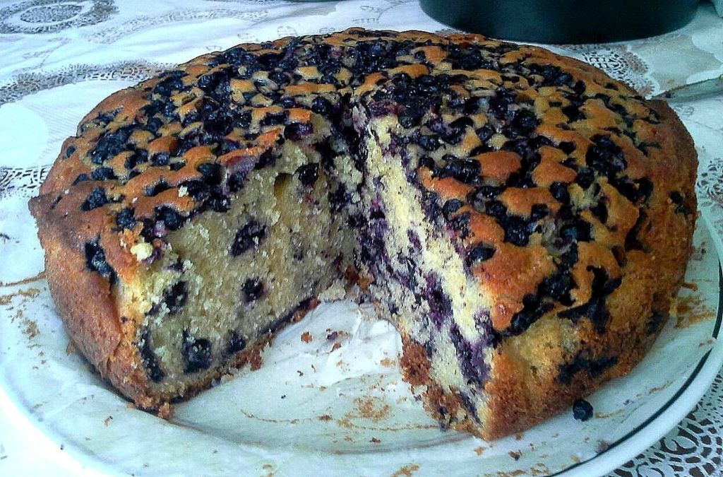 Muhkea mustikkapiirakka - Resepti