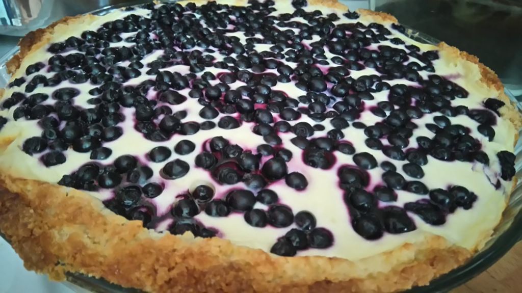 mustikkapiirakka - Resepti