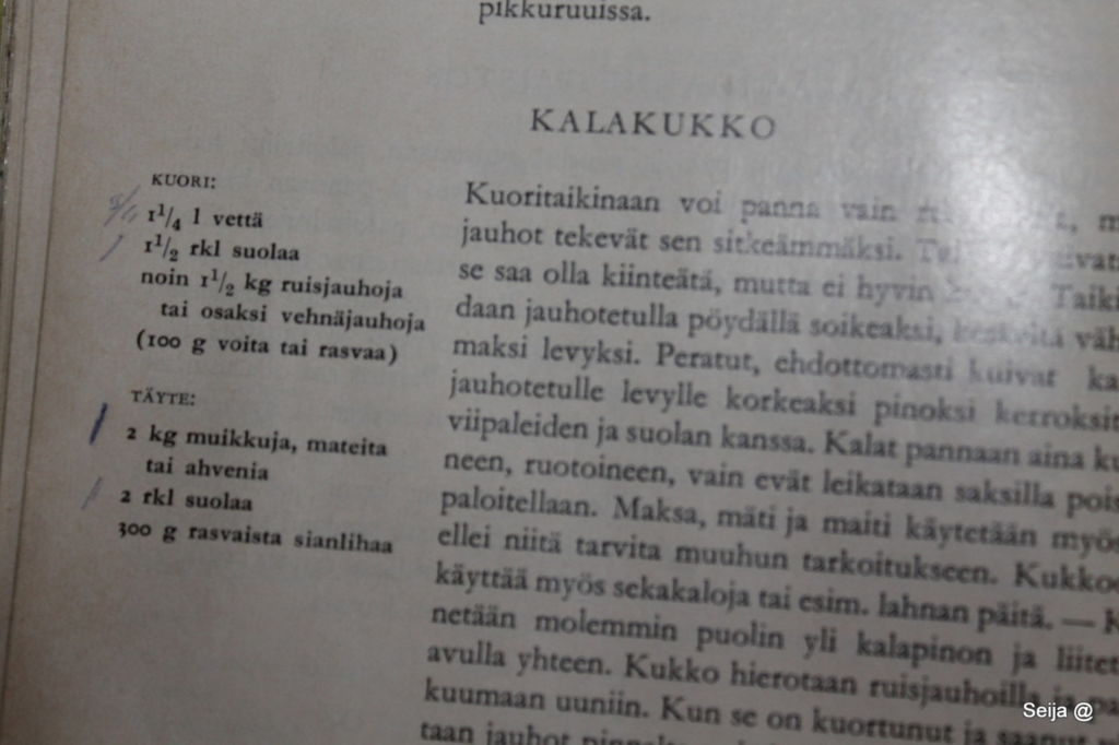 KALAKUKKO - Resepti