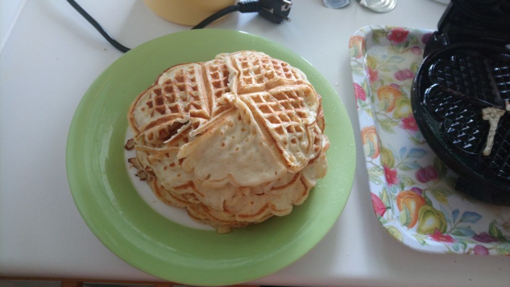 Maidottomat vohvelit - Resepti