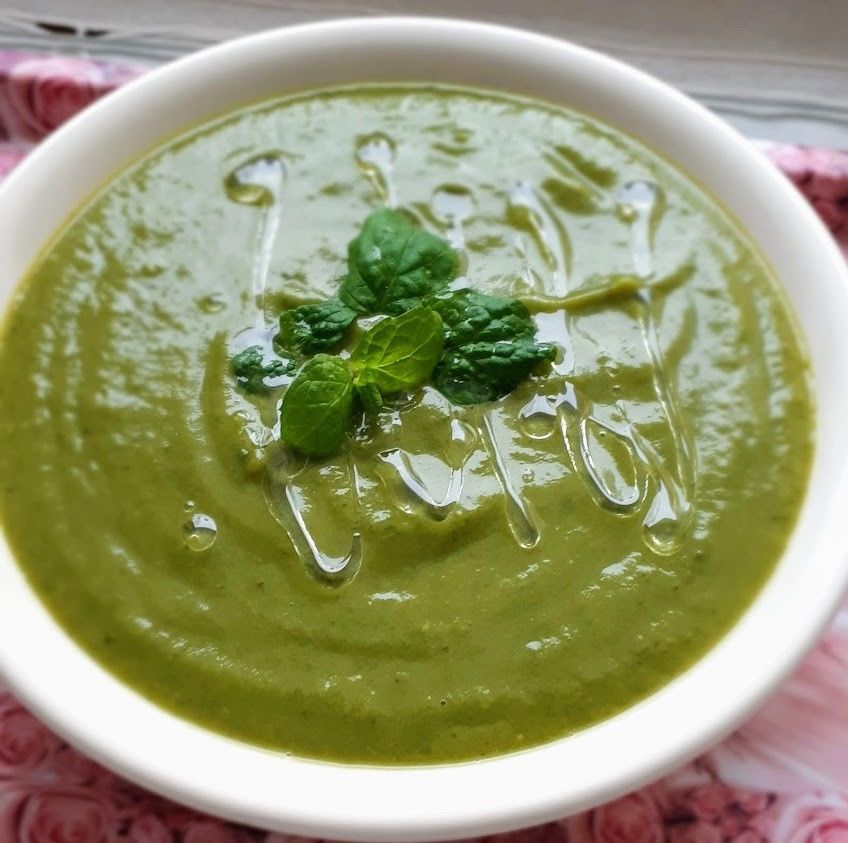 Rauhoittava vihreä keitto - Resepti