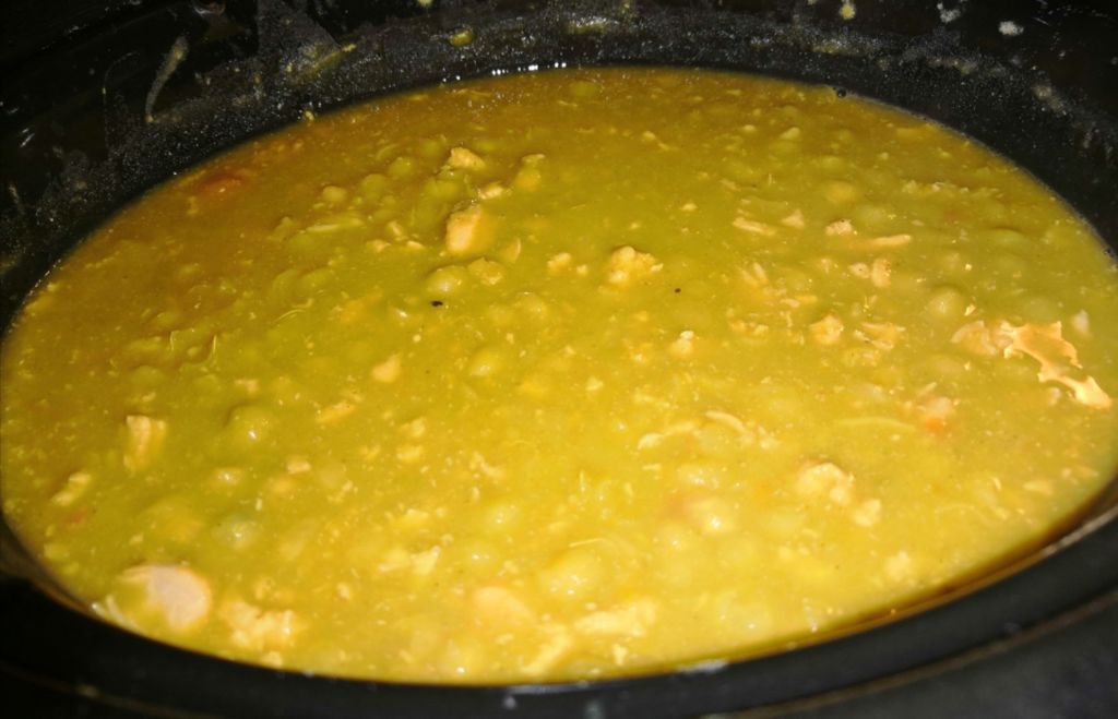 Hernekeitto kanasta - Resepti