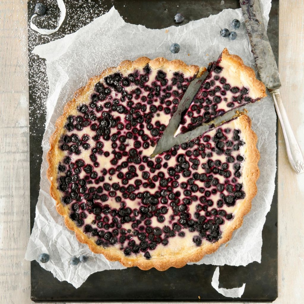 mustikkapiirakka - Resepti