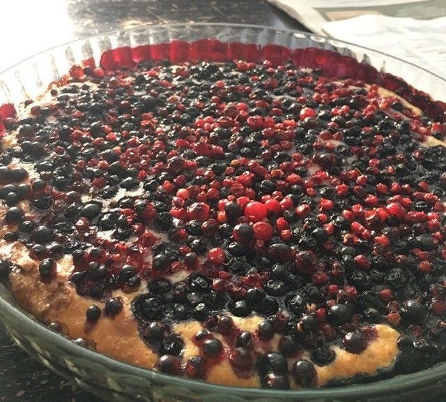 marjapiirakka - Resepti