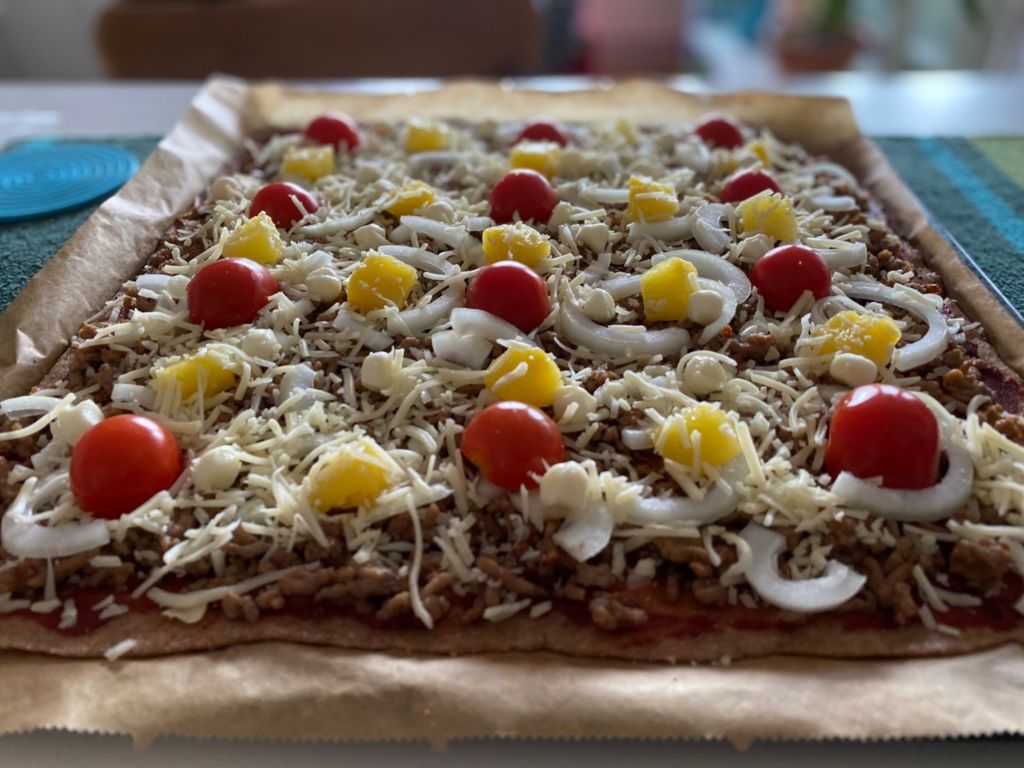 Pizzapohja ilman hiivaa - Resepti