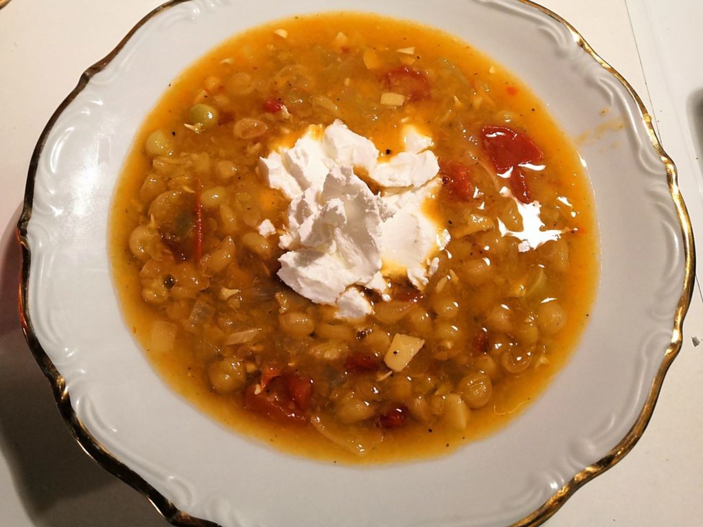 Hernekeitto (lihaton) - Resepti