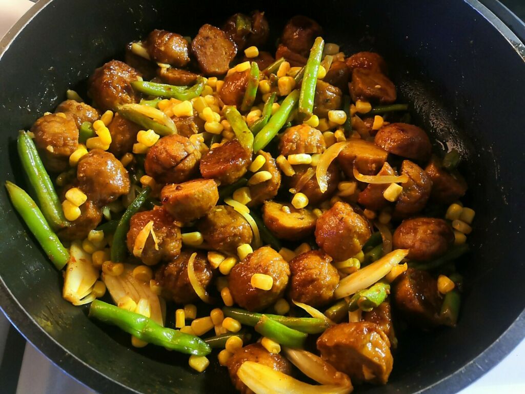 Chicken round pan - Resepti