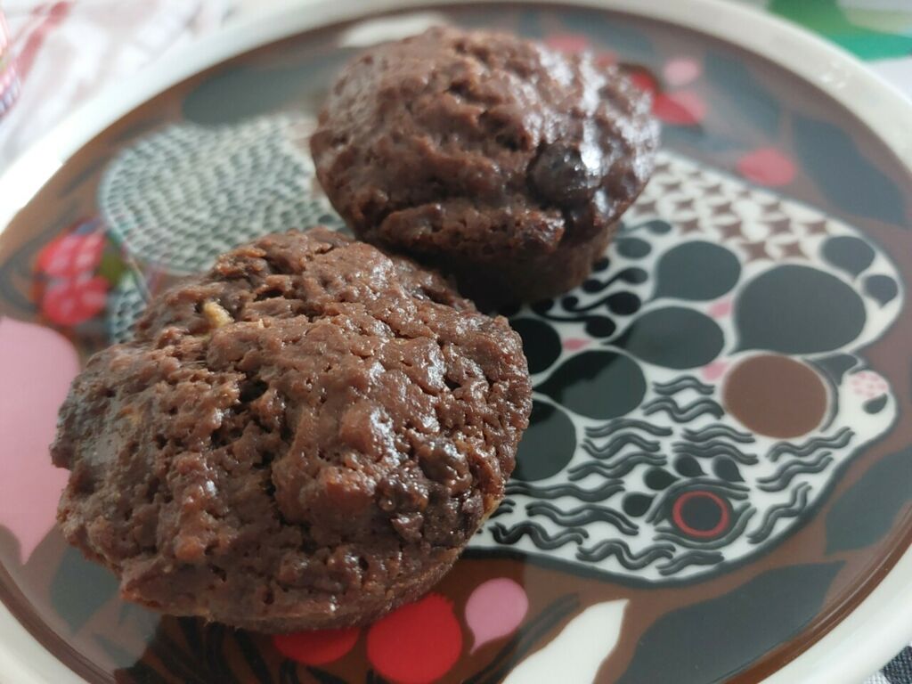 Banaani-suklaamuffinit (vegaaninen) - Resepti