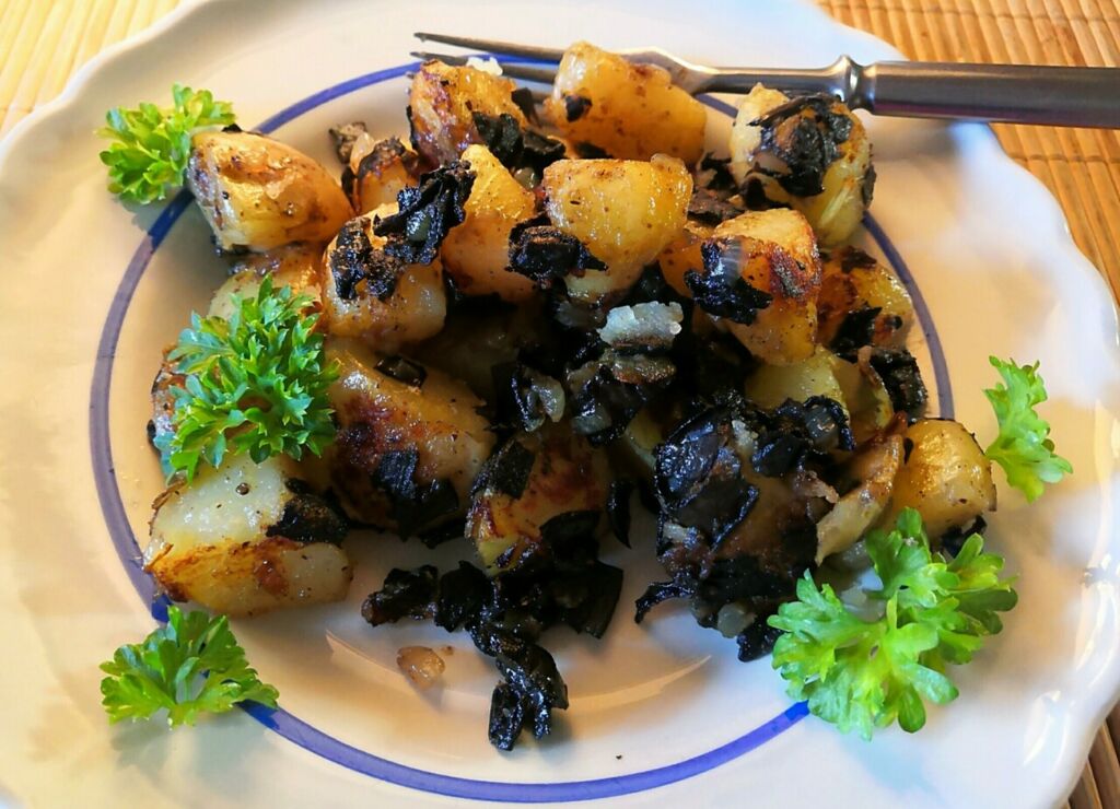 Torvisieni-perunapannu - Resepti