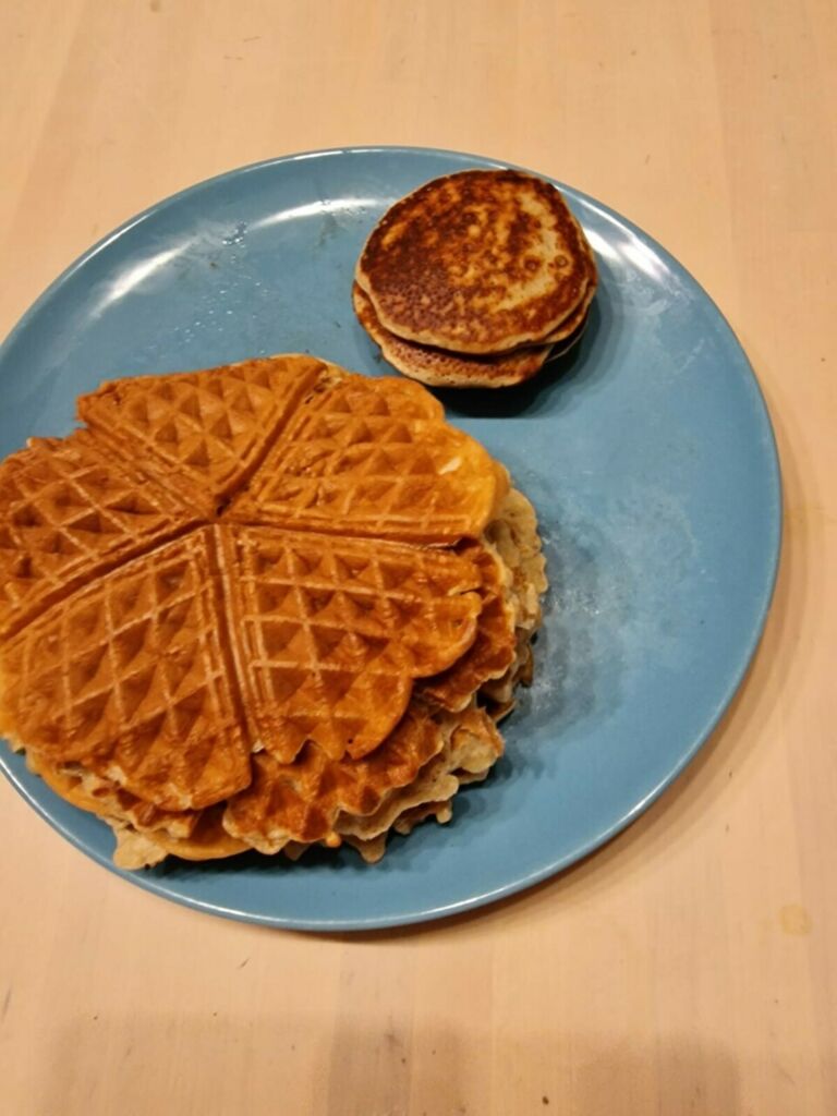 Täydelliset Banaani letut ja vohvelit - Resepti